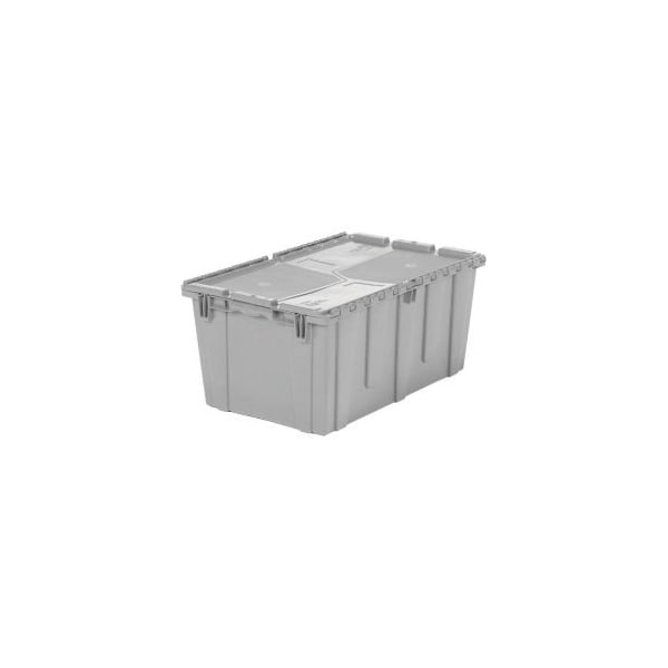 Lewisbins ORBIS Flipak Distribution Container FP243M 267817 x 12 Gray FP243M-GY | Zoro